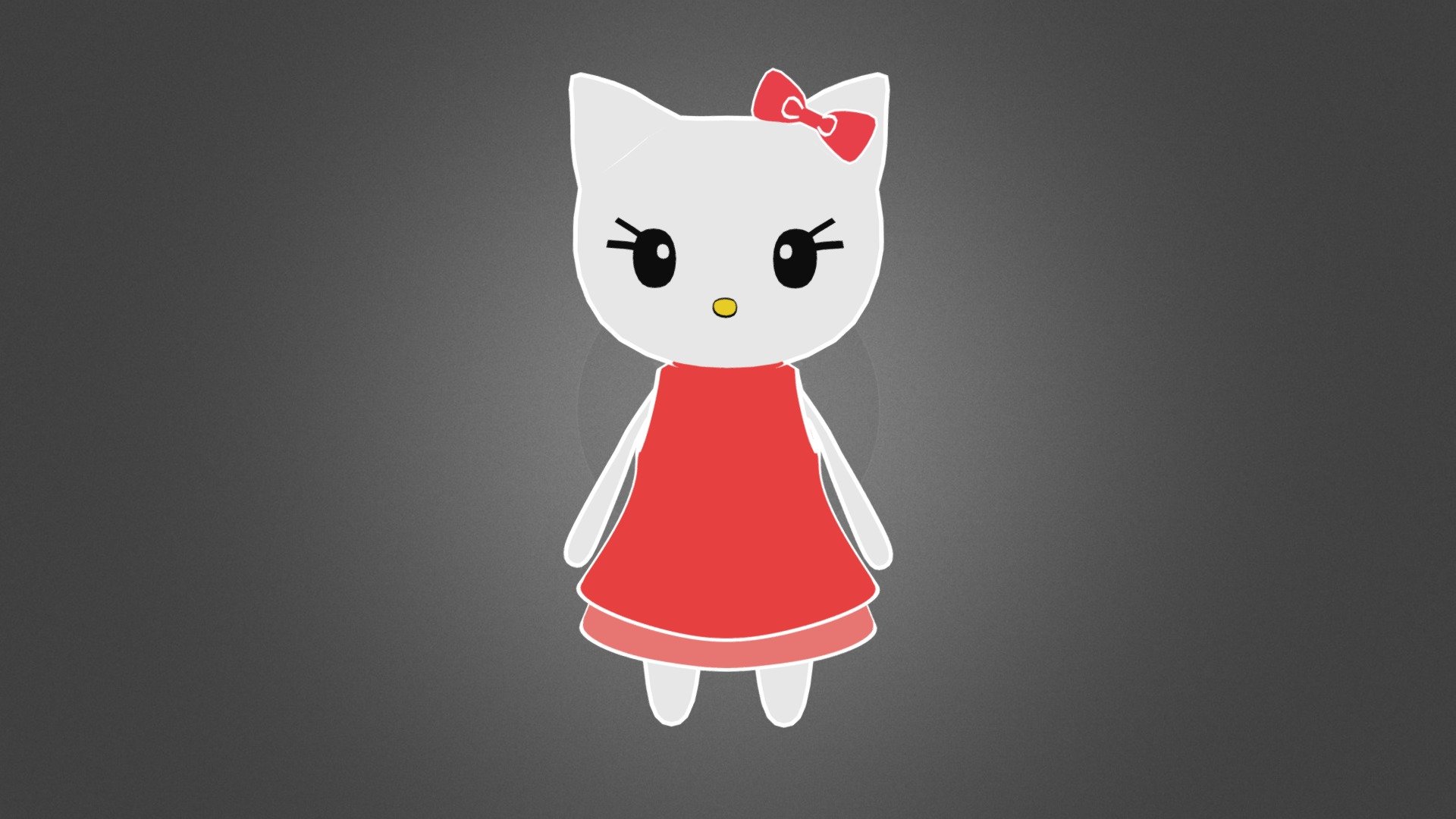 Hello Kitty 3D Model - Download Free 3D model by RPSMABT [d6aa27c ...