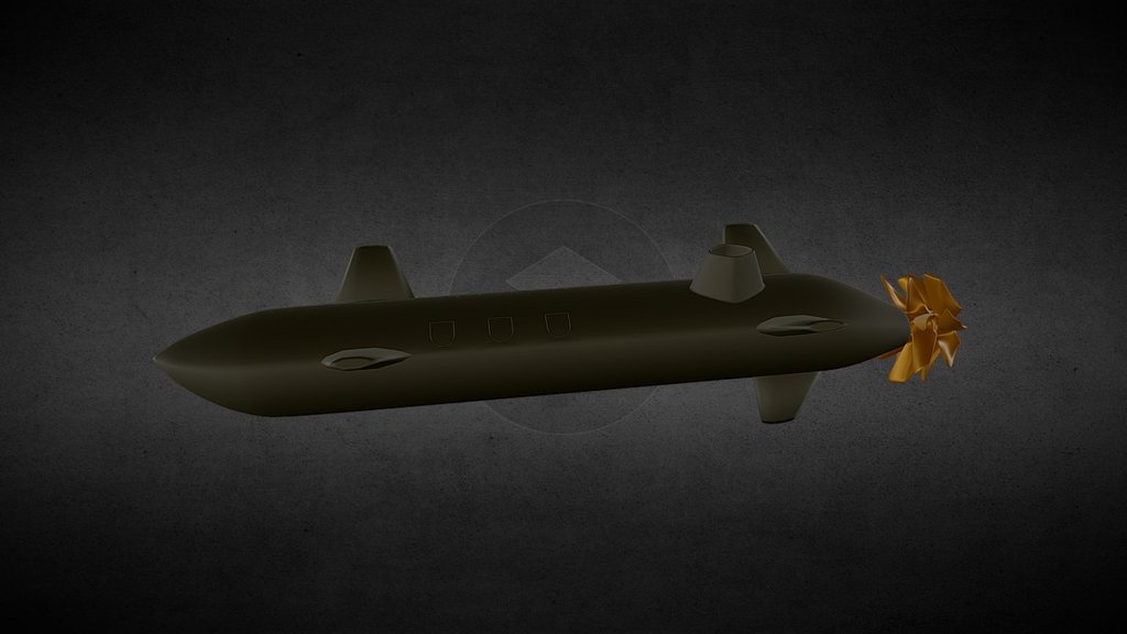 Mini Missile Sub - 3D model by pauljs75 [d6aa445] - Sketchfab
