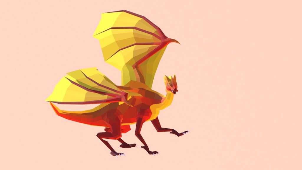 Dragon-02 - 3D model by kanoana [d6aac05] - Sketchfab