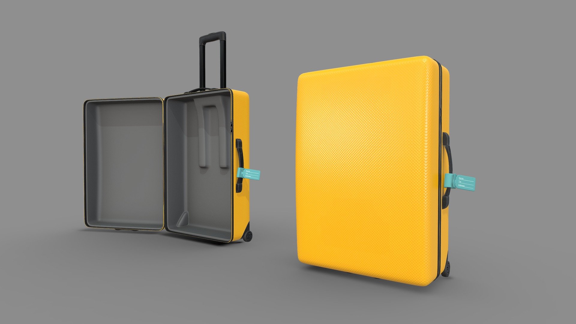 Suitcase - 3D model by yanix [d6ab31d] - Sketchfab