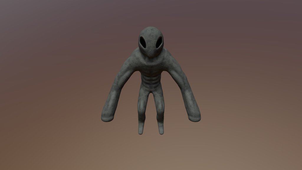 Grey Alien - Download Free 3D model by blackscrip [d6abc6a] - Sketchfab