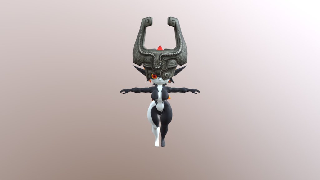 Curvy Midna - 3D model by justlookin [d6abf34] - Sketchfab