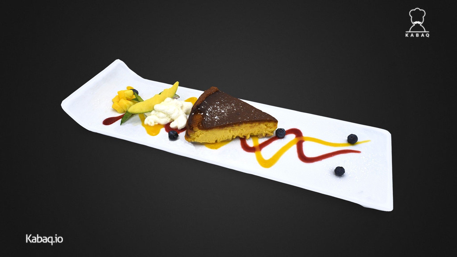 Pay De Queso Con Mango - 3D model by QReal Lifelike 3D (@kabaq ...