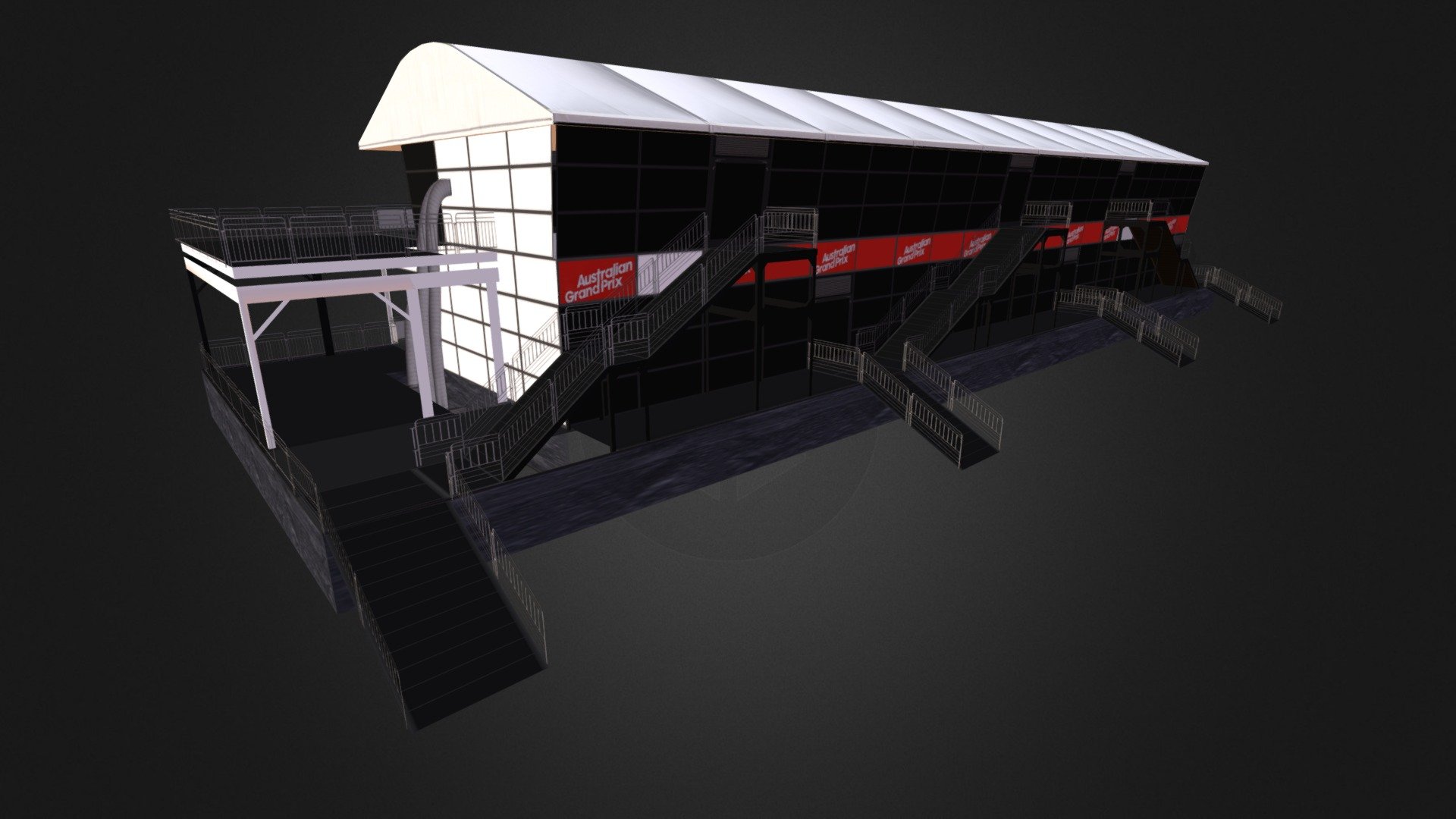 Chicane - 3D model by GP4Dev [d6ad7c2] - Sketchfab