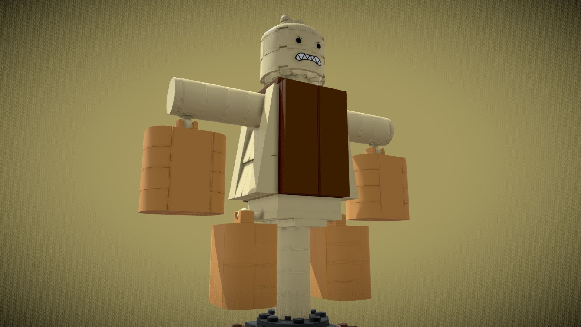 Giant Sir Punchalot Set - Legends of Chima - Download Free 3D model by Jacob Quintana ...