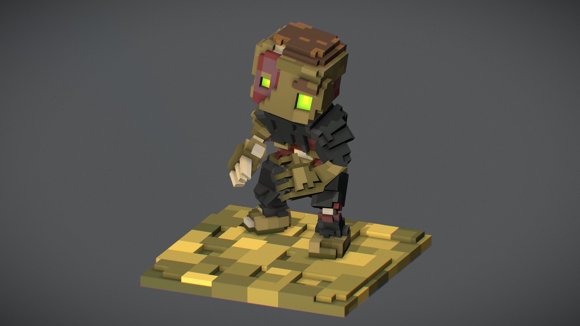 Zombie Voxel - 3D model by kosten4ik [d6ae5e9] - Sketchfab