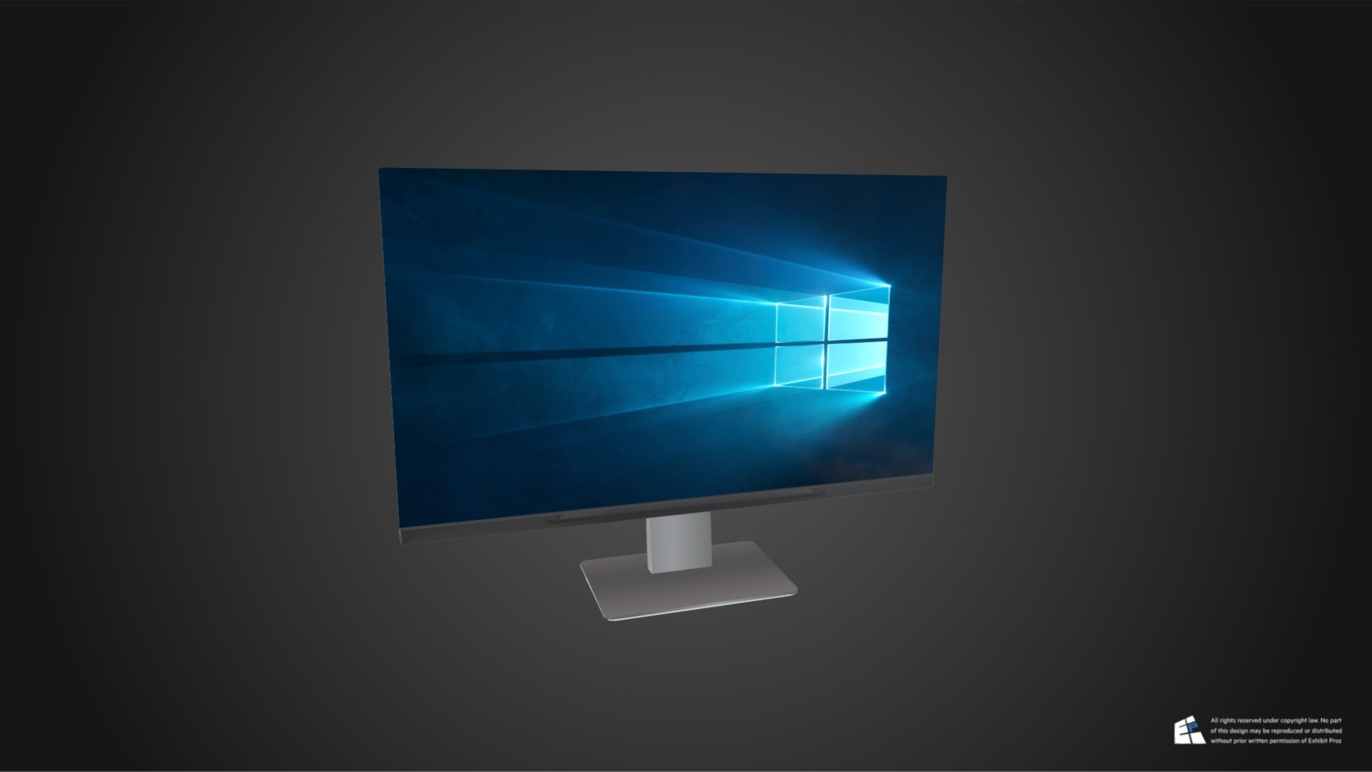 27" Table Top Touch Screen - Download Free 3D model by EP (@ExhibitP ...