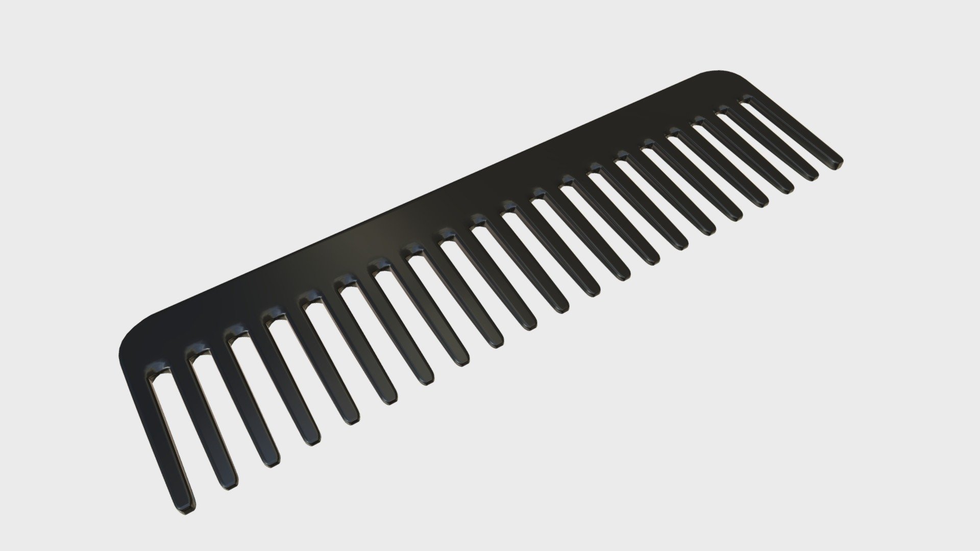 Wide tooth comb - Buy Royalty Free 3D model by FrancescoMilanese ...