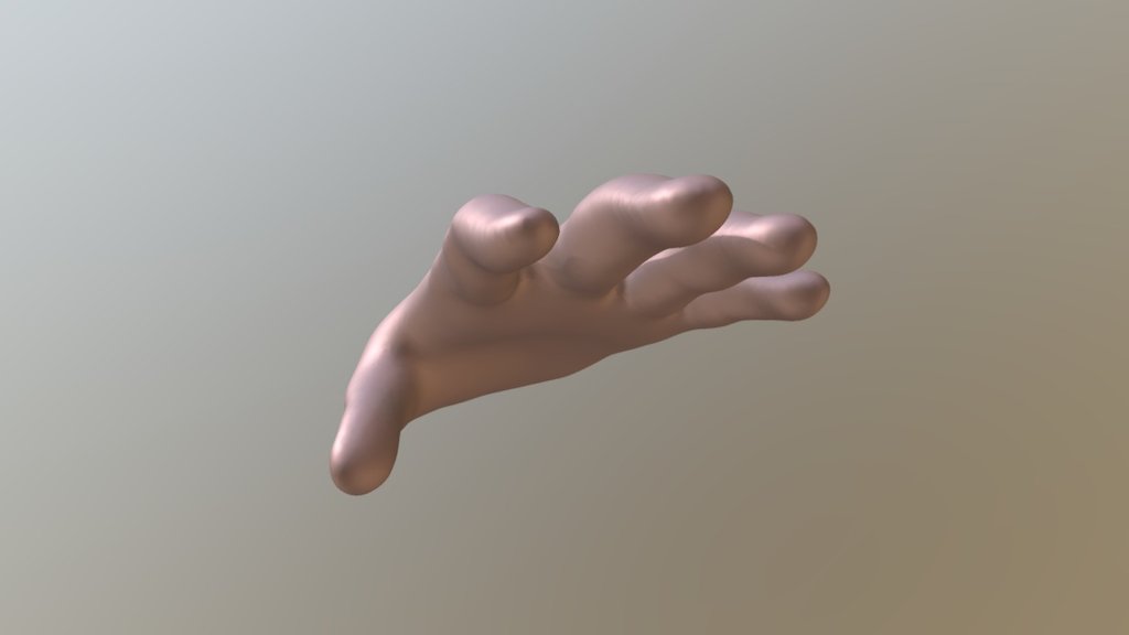 Simple Hand - 3D model by Jakob Pihl (@JakobPihl) [d6b1eee] - Sketchfab
