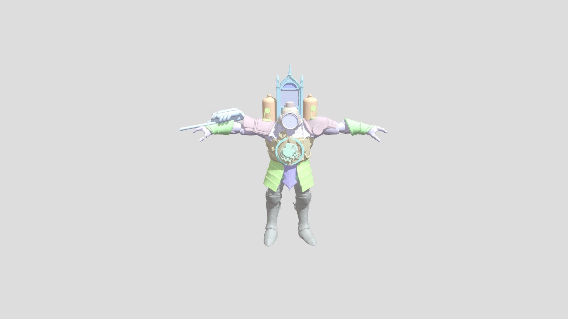 titanClockman - Download Free 3D model by zanedmooney [d6b24d7] - Sketchfab