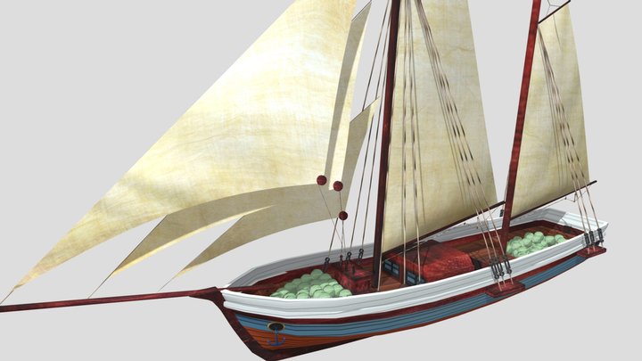 Sailboat 3D models - Sketchfab