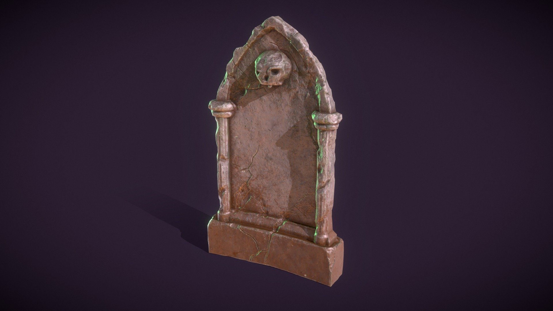 Spooky Tombstone - 3D model by richardstill002 [d6b63c3] - Sketchfab