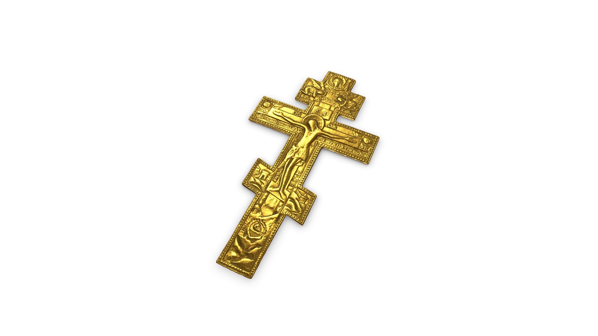 Russian Orthodox Cross - 3D model by RawCatalog.com (@rawcatalog ...