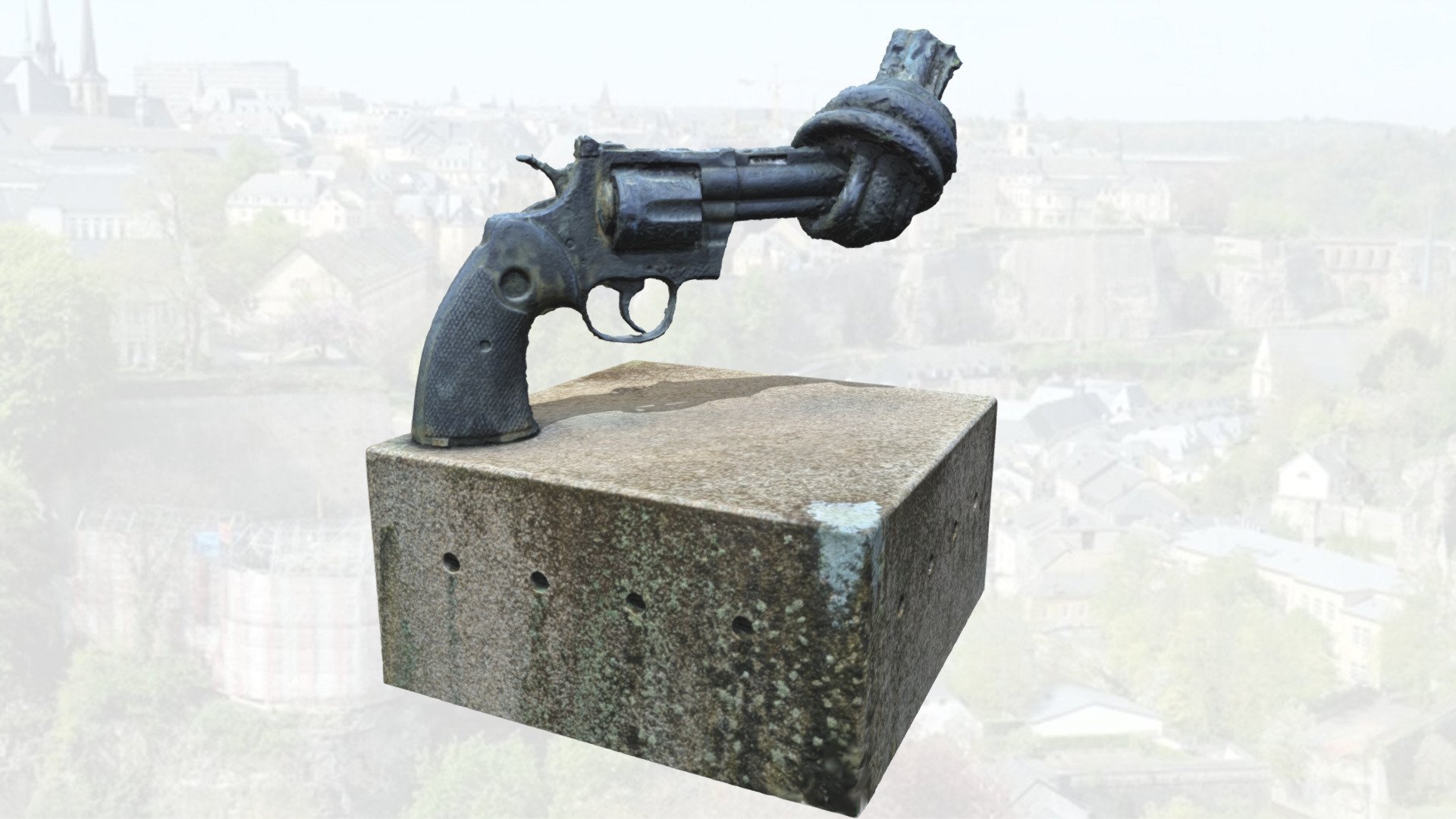 Non Violence - Download Free 3D model by pattarrian [d6b77a5] - Sketchfab