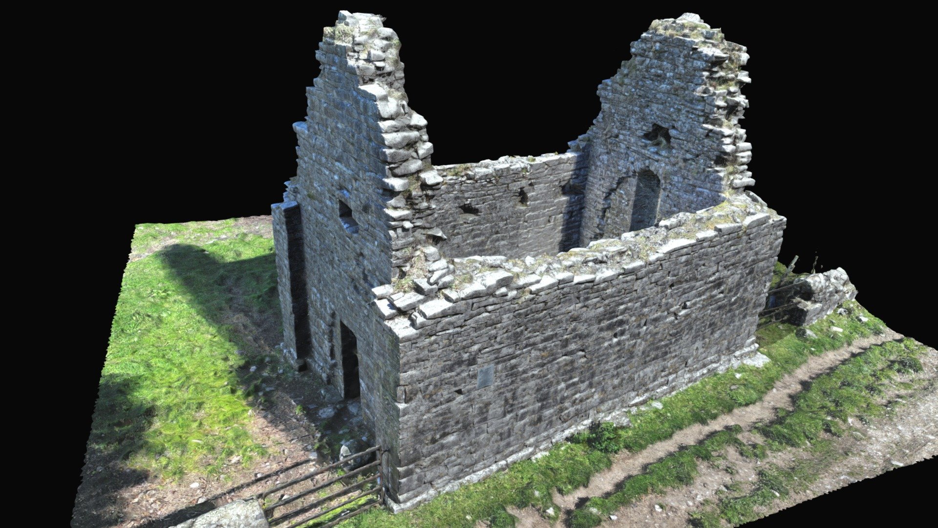 Liathmore Pre-Romanesque Church (TN042-055001-) - Download Free 3D ...
