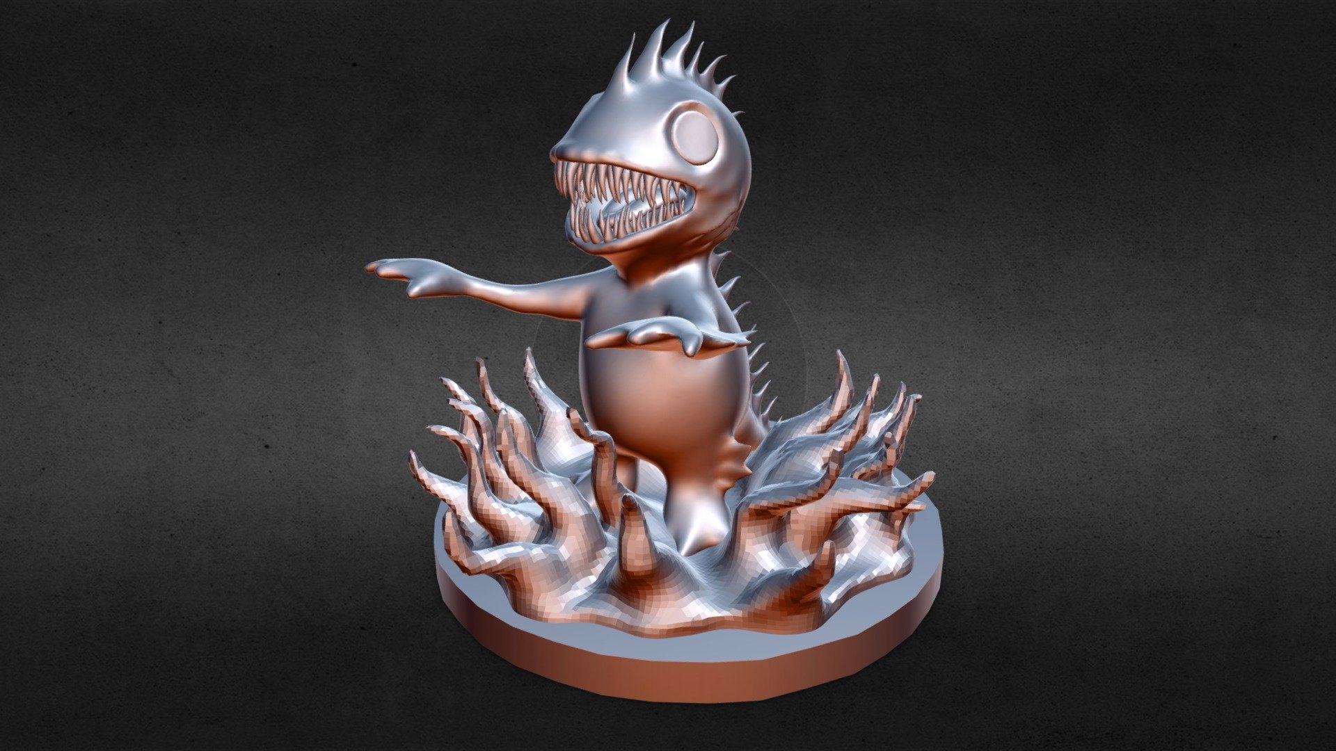 Deep one (Cthulhu Mythos) - 3D model by EszterSolymosi [d6b91af ...