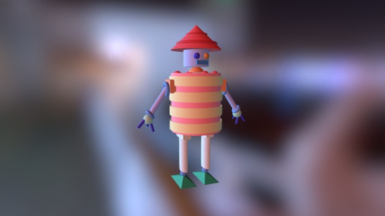 Robot - 3D model by gloriatinoco [d6b98e6] - Sketchfab
