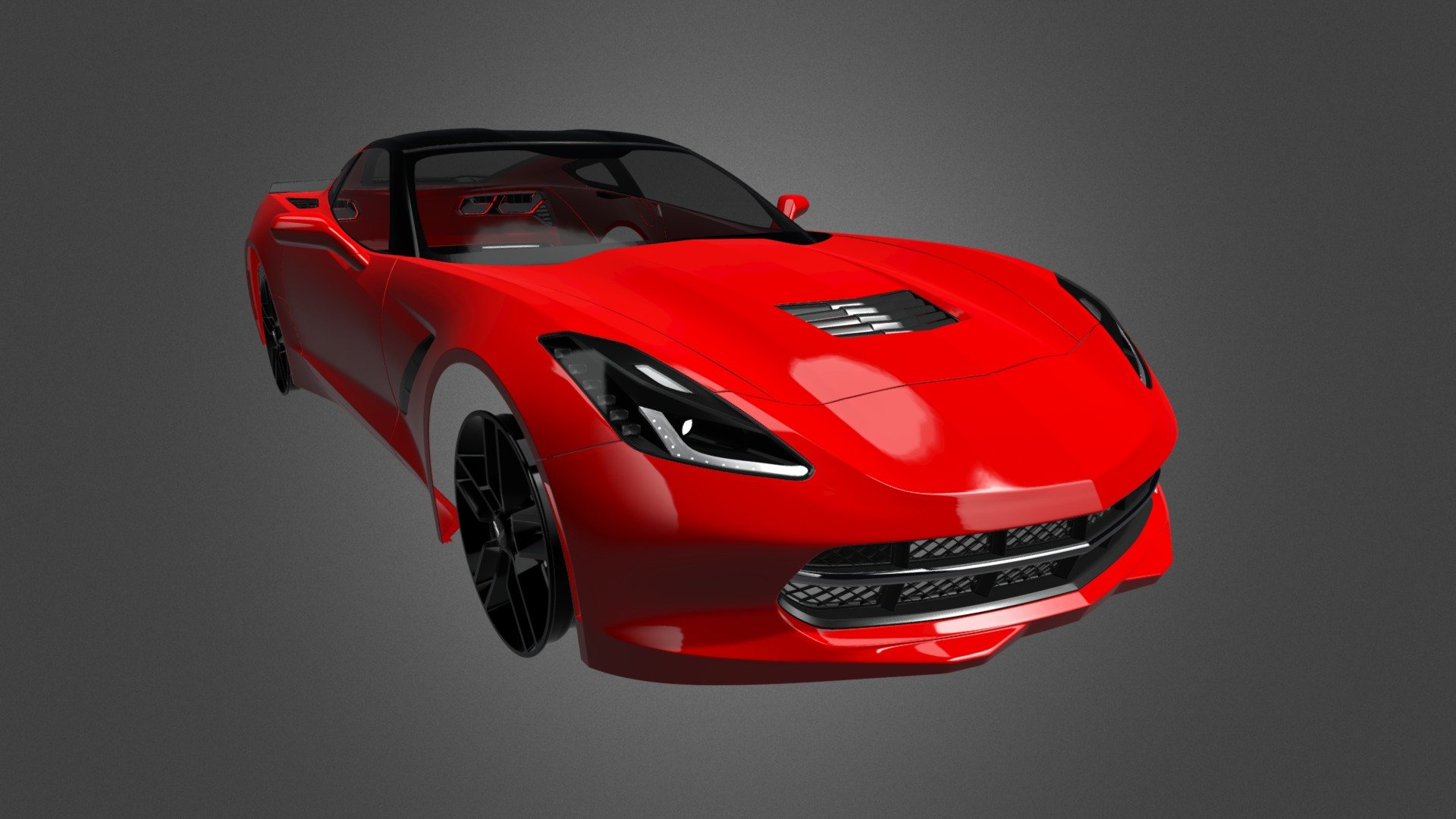 Chevrolet Corvette C7 WIP - 3D model by Dave.Maak [d6ba102] - Sketchfab