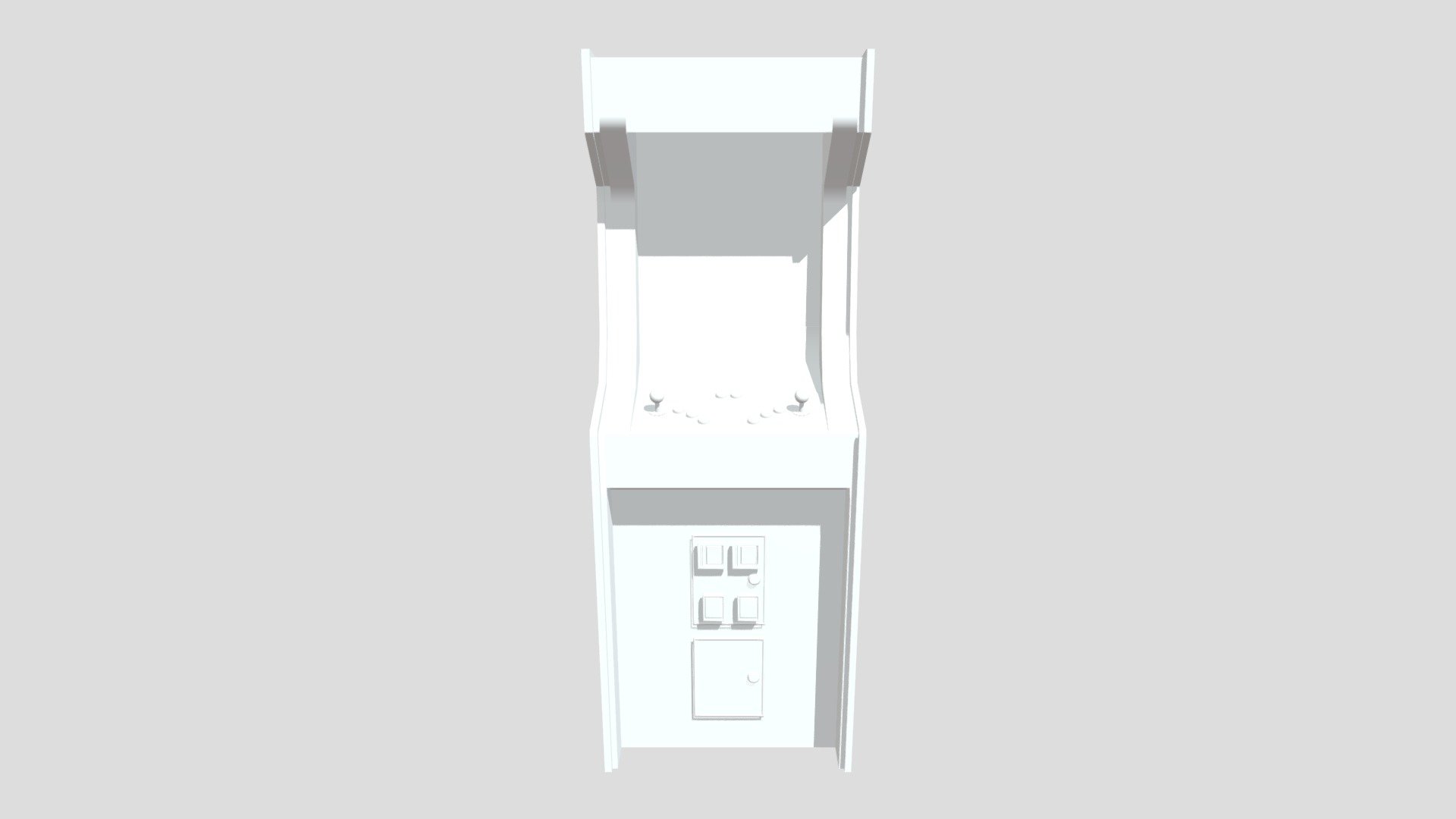 Arcade Machine Cabinet Final - 3D model by RandomBloodyRose [d6ba84f ...