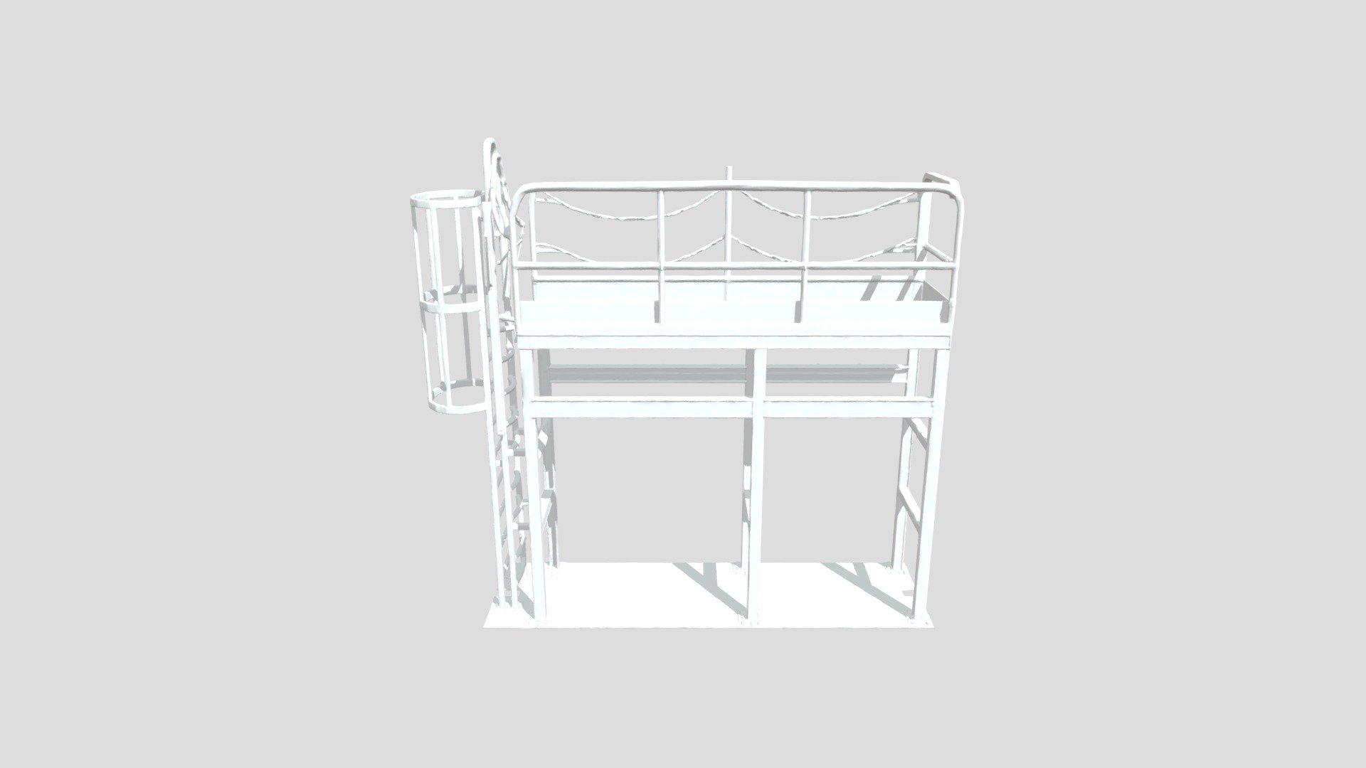 Metal Platform Model - Download Free 3D model by markgil.org [d6ba9b7 ...