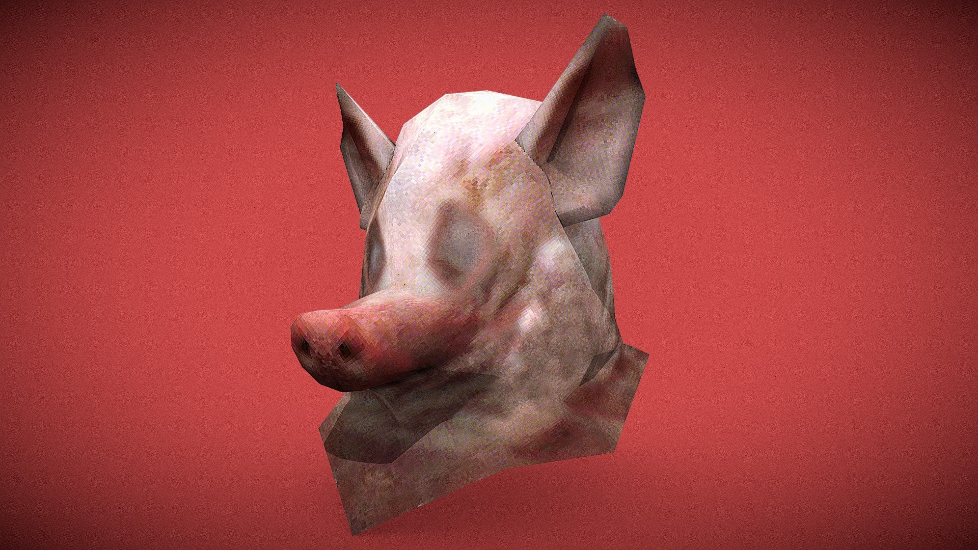 Mascara de Porco Estilo PS1 - Download Free 3D model by Moustache_Cat ...