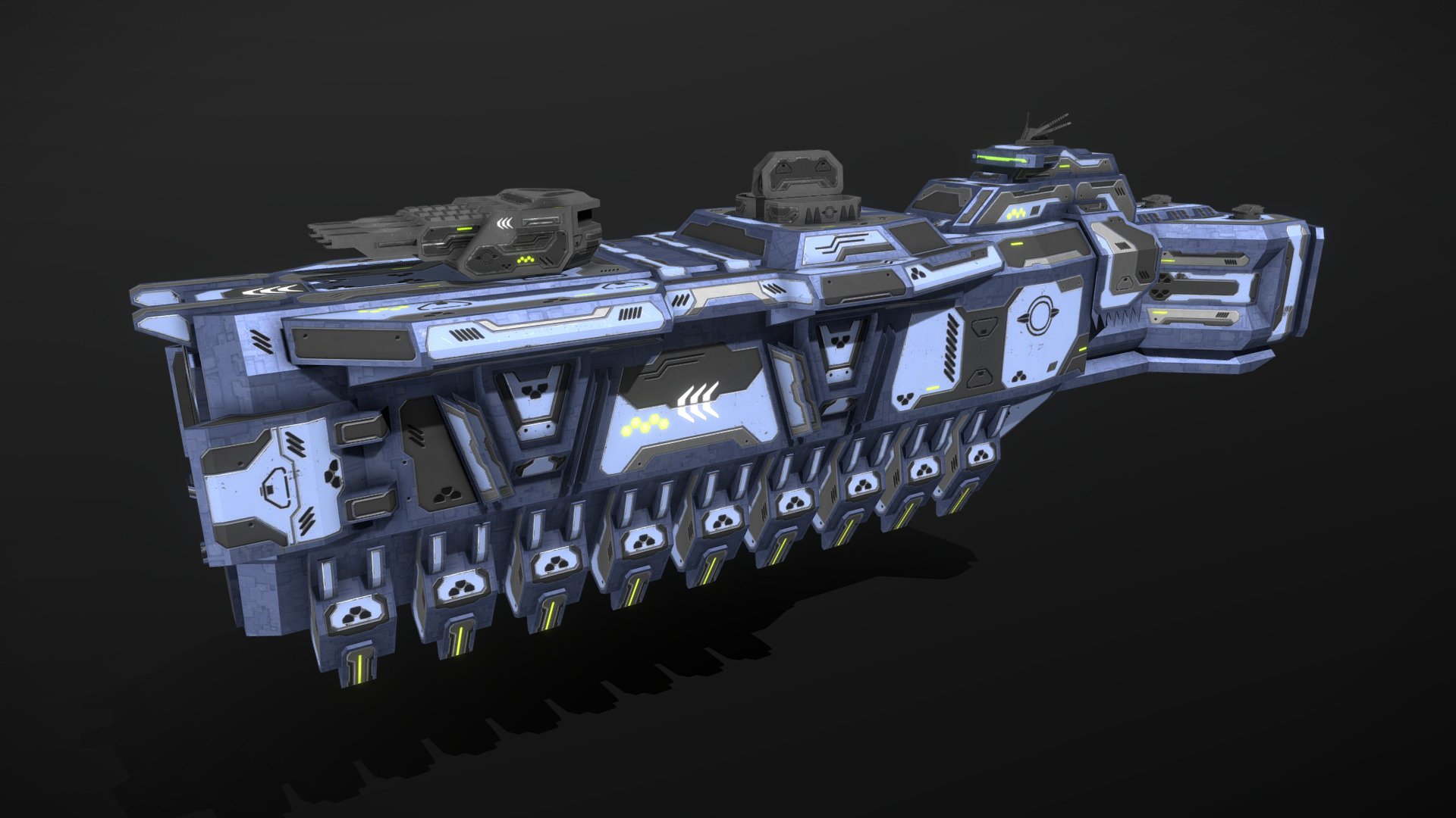 Enkar Republic Destroyer Karkun - Buy Royalty Free 3D model by MSGDI ...