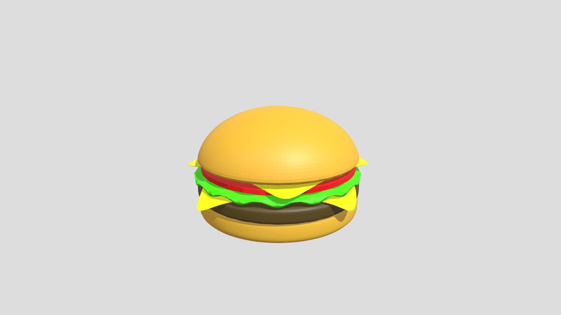 Burger - Download Free 3D model by riplich [d6be489] - Sketchfab