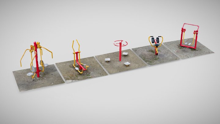 Outdoor-gym 3D models - Sketchfab
