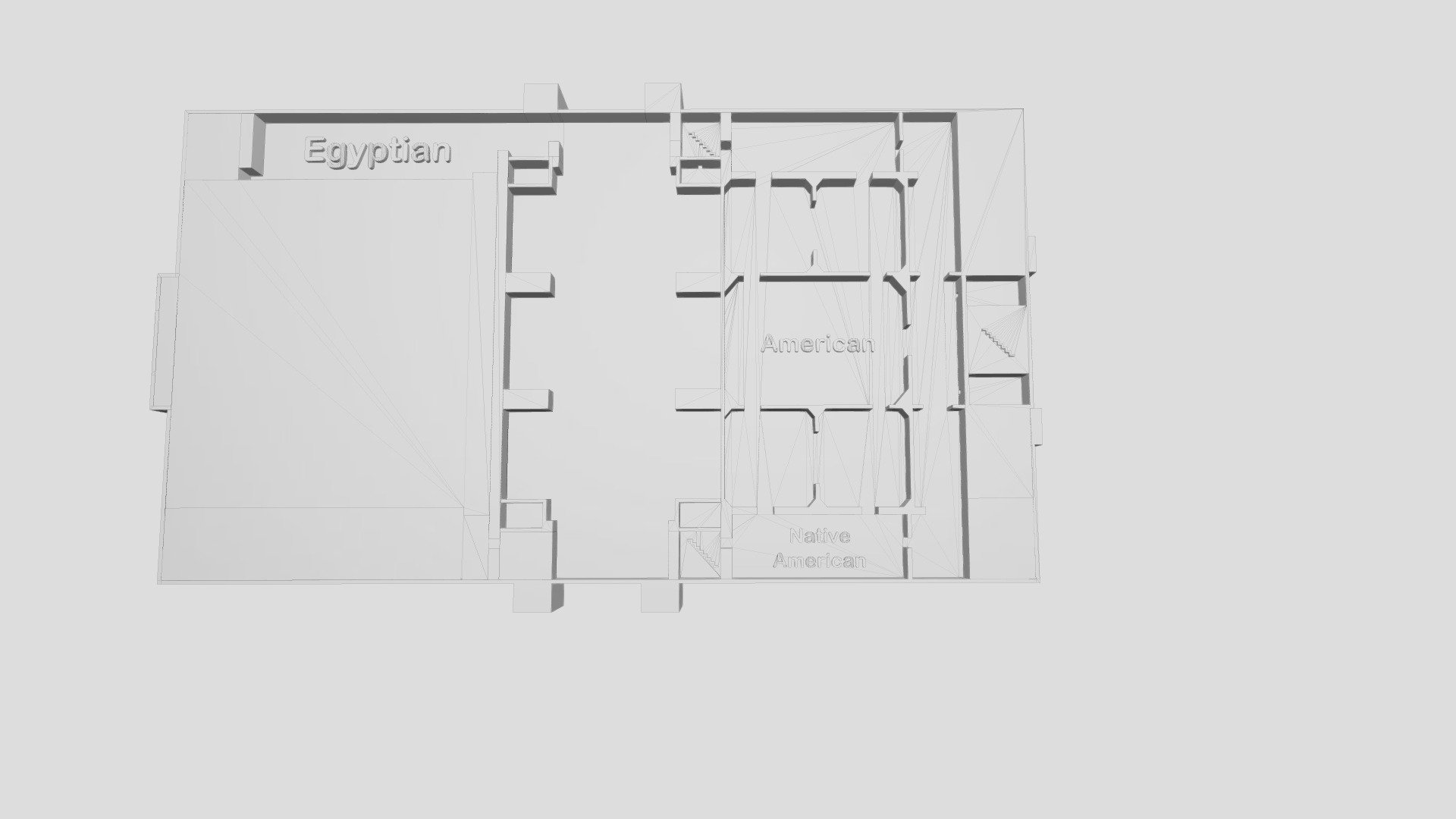 Art Museum - Floor 3 - Download Free 3D model by SmolBork [d6bef89 ...