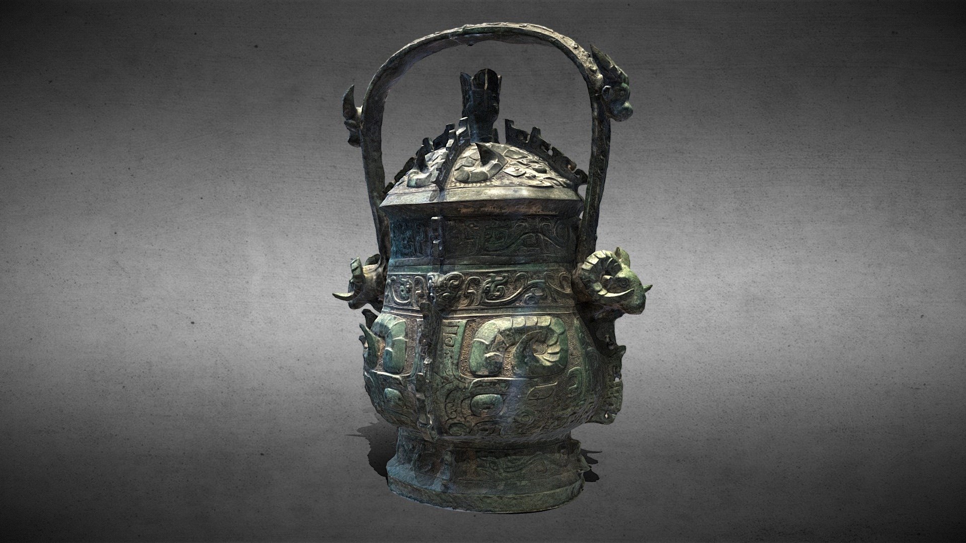 Bronze You container of Bo Ge - 3D model by Tigershill (@tigerofchen ...