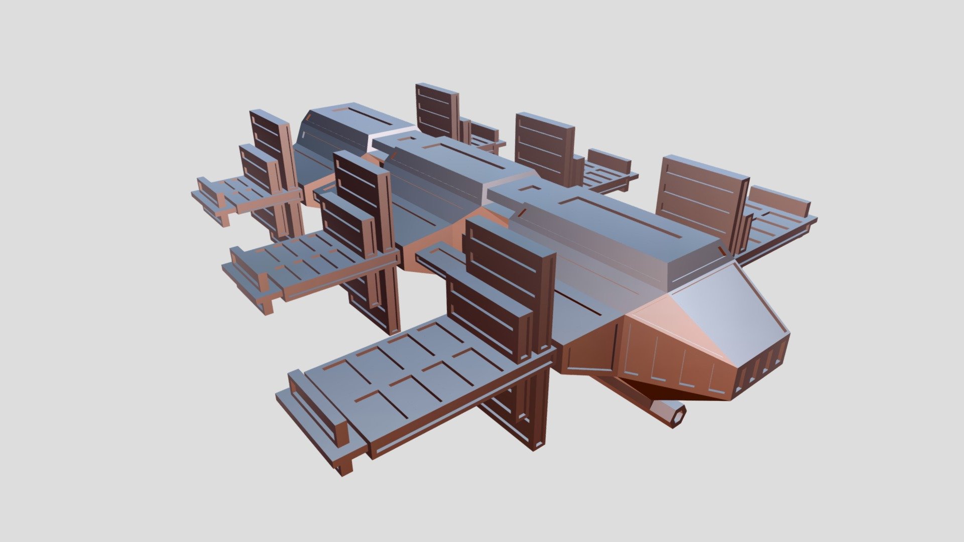 Starship - Download Free 3D model by Trockk (@Timrockk) [d6c016d ...