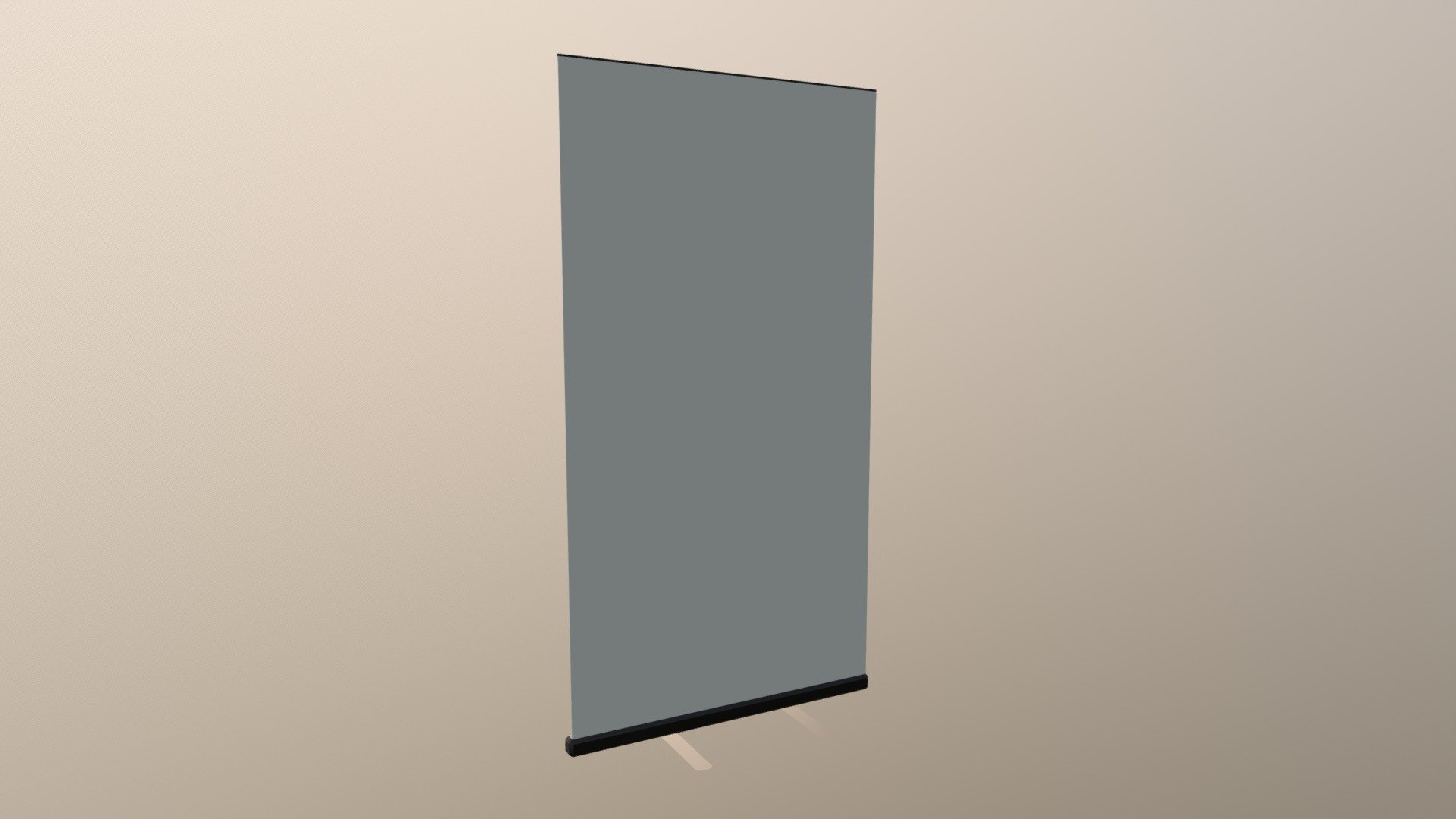 Banner Stand - 3D model by antvg [d6c09e2] - Sketchfab
