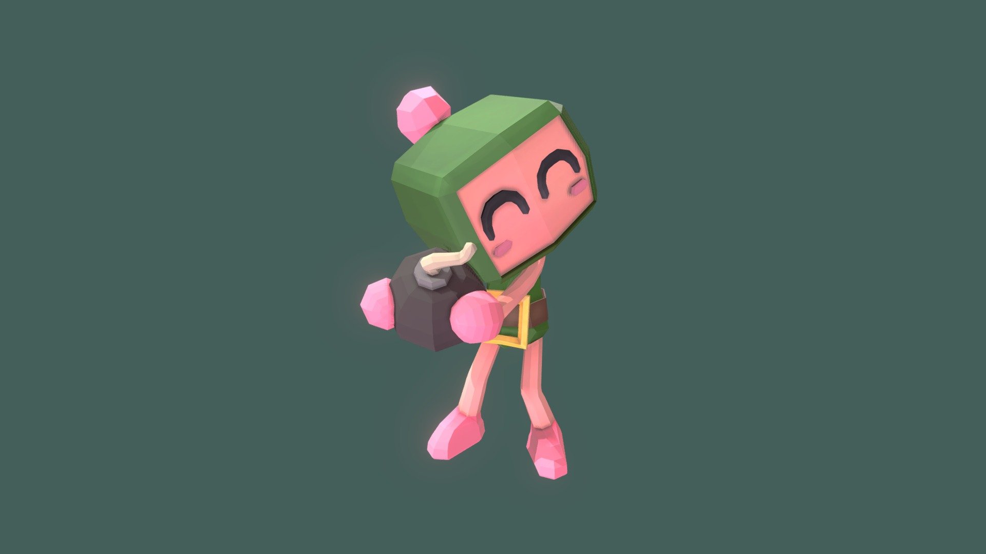 Bomberman - 3D model by Youil (@youilsamara) [d6c09fa] - Sketchfab
