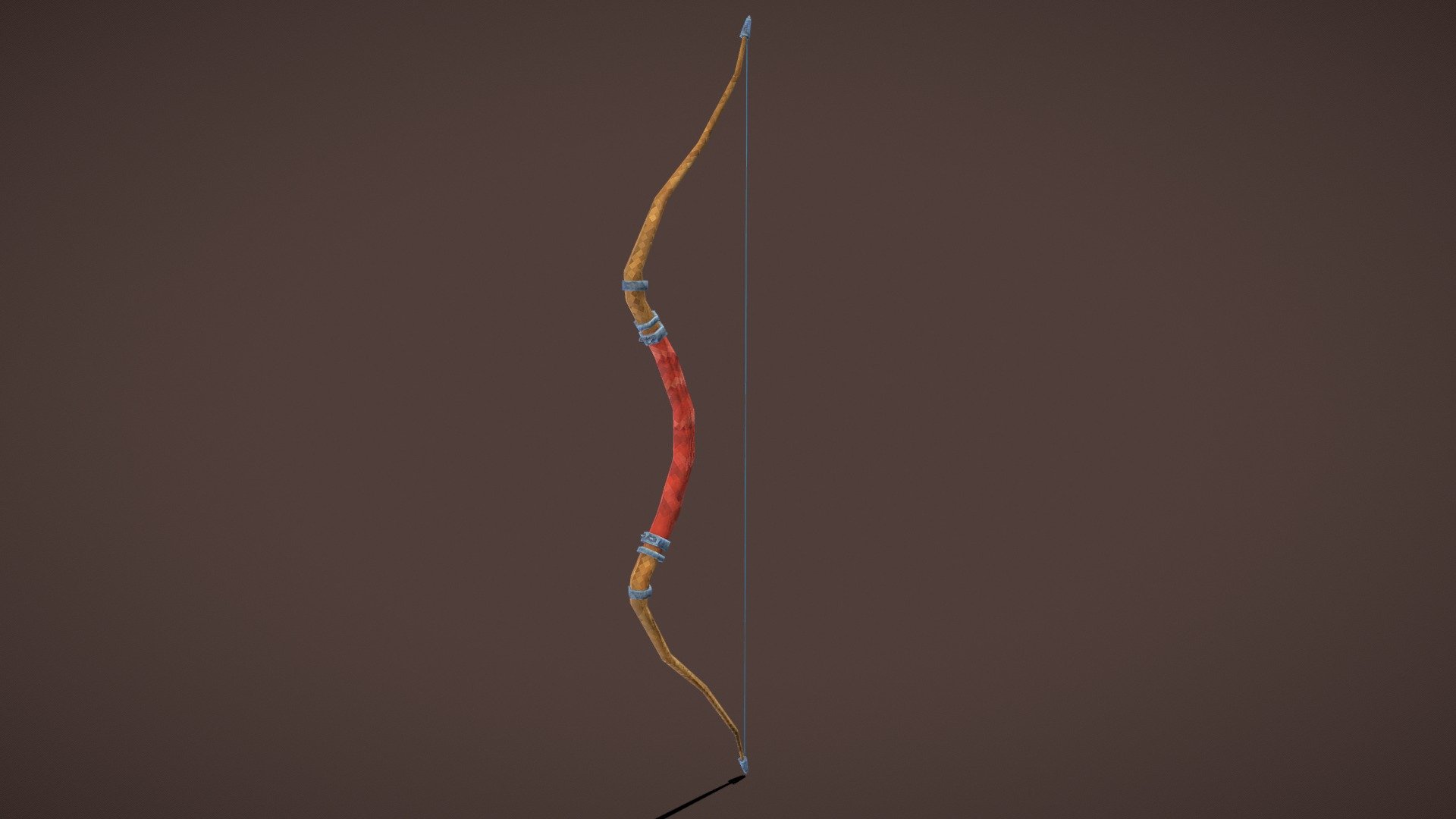 low poly Bow - 3D model by Epsilon (@JeromeCaballes) [d6c25e2] - Sketchfab