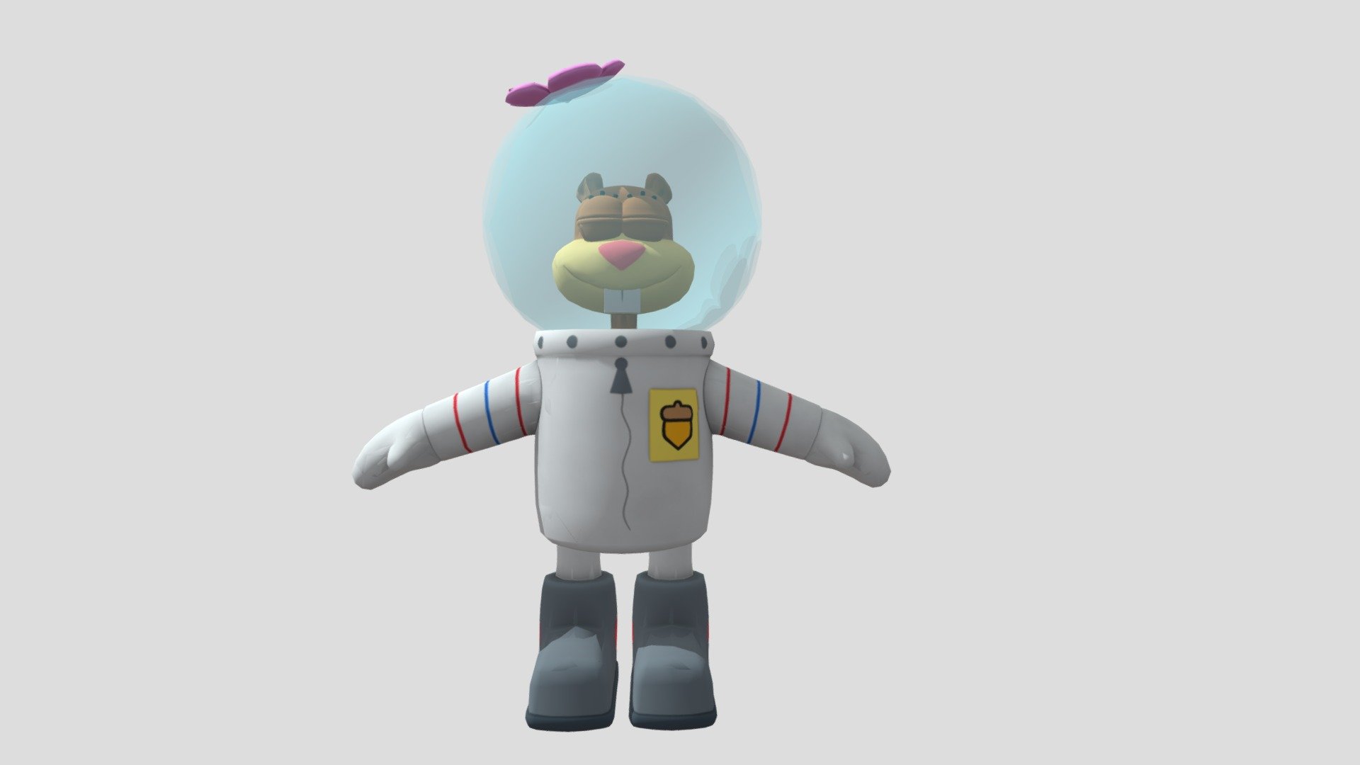 Spongebob Patrick Star The Game Sandy Cheeks - Download Free 3D model ...