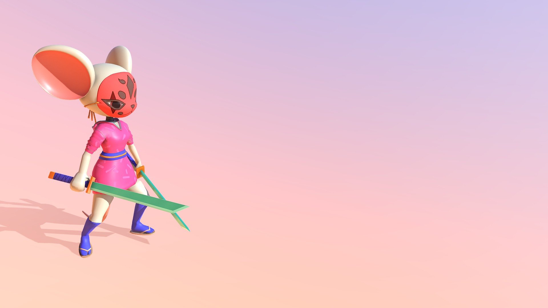 Mouse Warrior - 3D model by DWCL (@dwcl1) [d6c6a4e] - Sketchfab