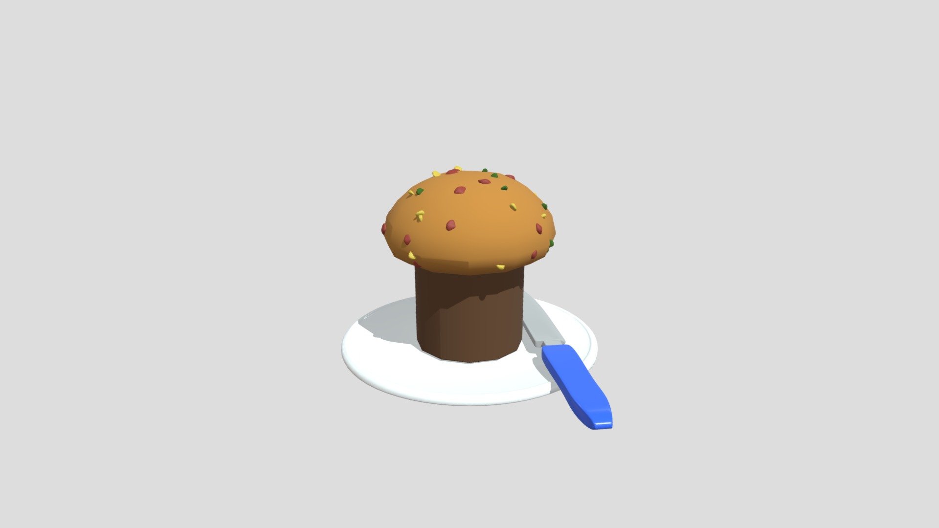 Christmas food Panettone - Download Free 3D model by animagic.3D.assets ...