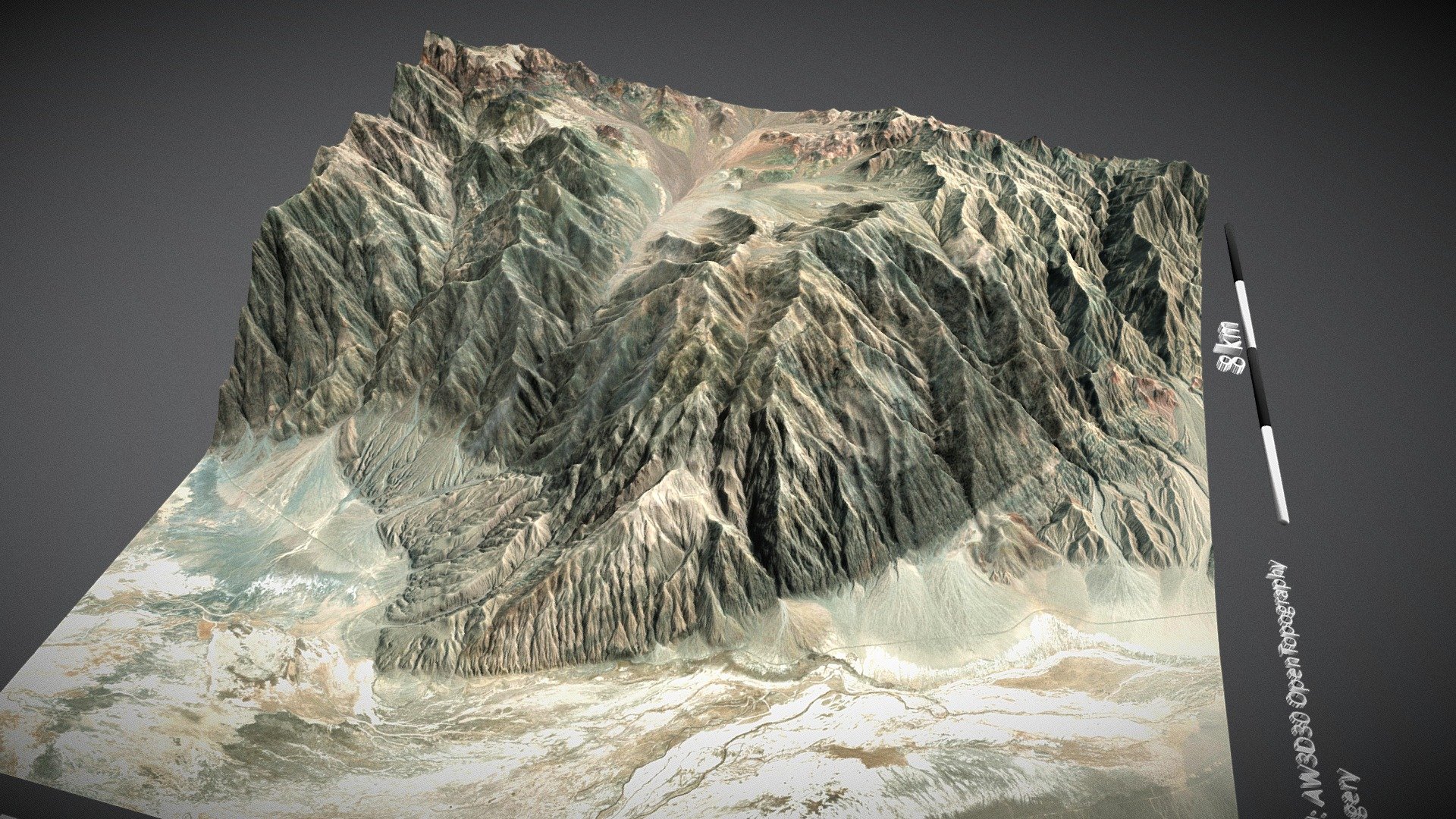 Mormon Point turtleback, DVNP, CA, USA (x2) - Download Free 3D model by ...