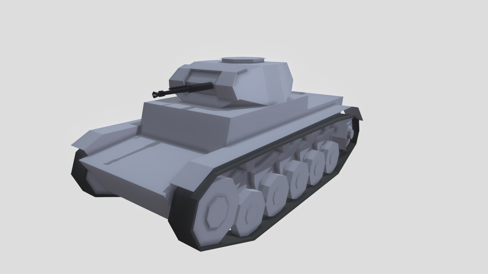 Panzerkampfwagen II - Low Poly - Download Free 3D model by Wersaus33 ...