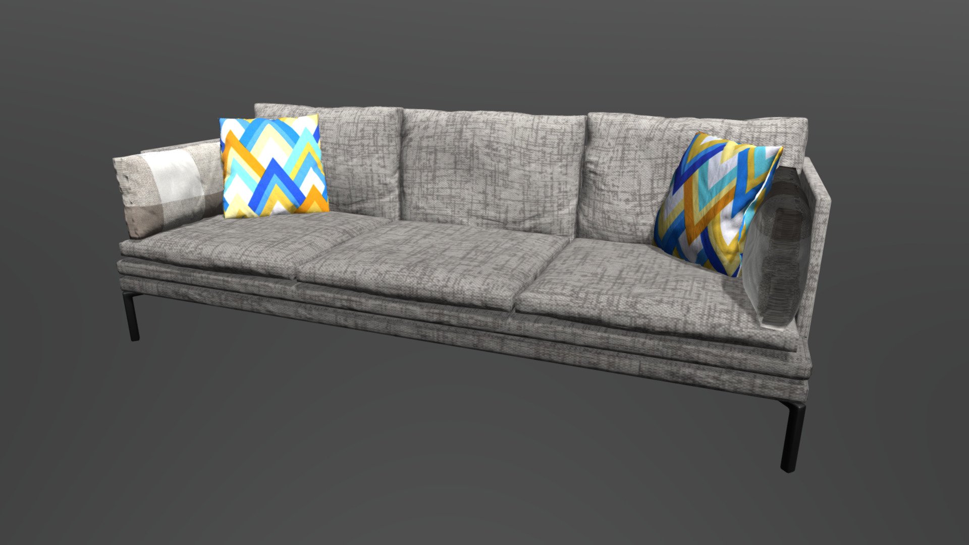 Couch - 3D model by Alex (@333vasic) [d6c97b3] - Sketchfab
