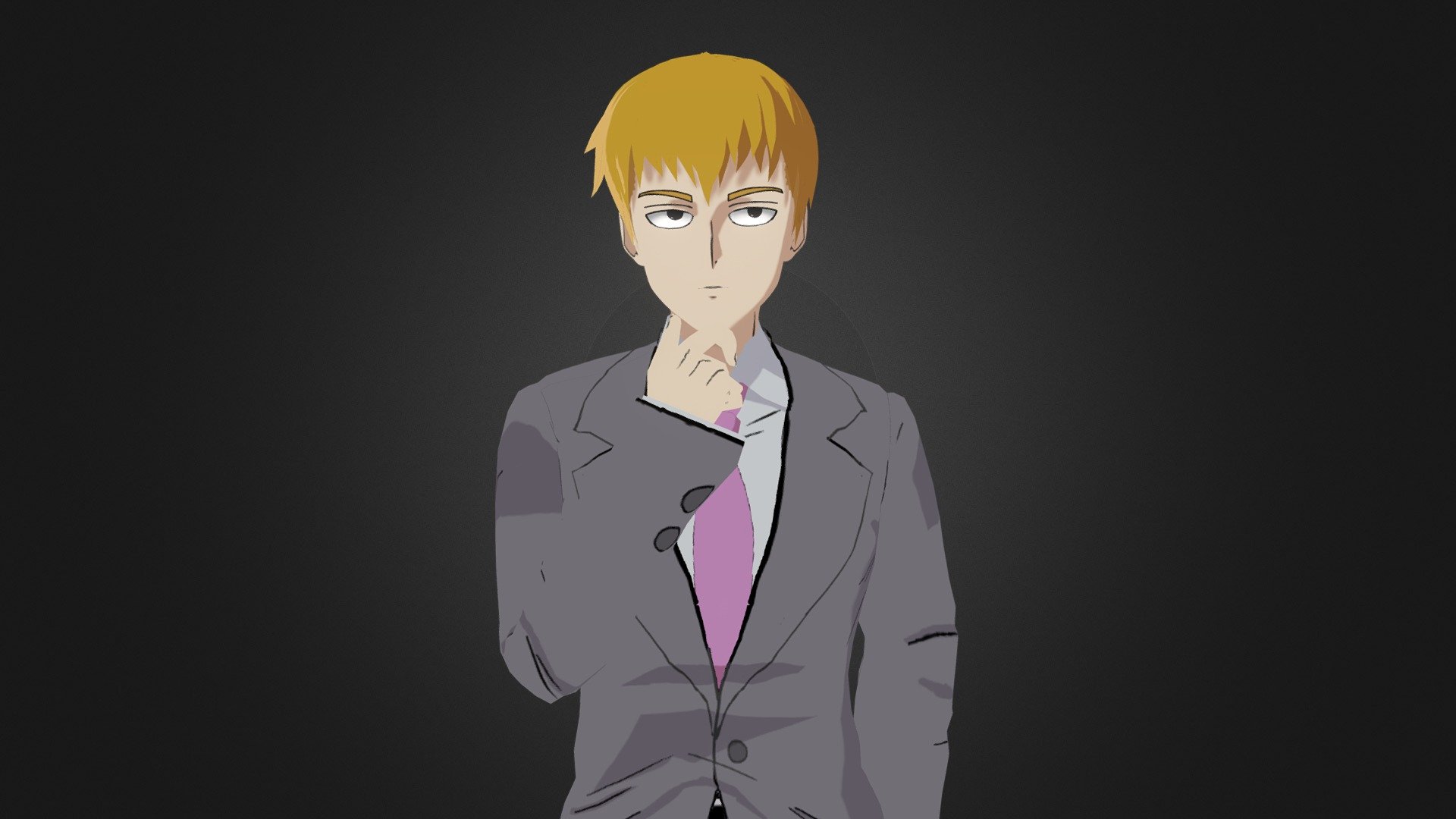 Reigen Arataka Avatar Mob Psycho 100 - Download Free 3D model by ...