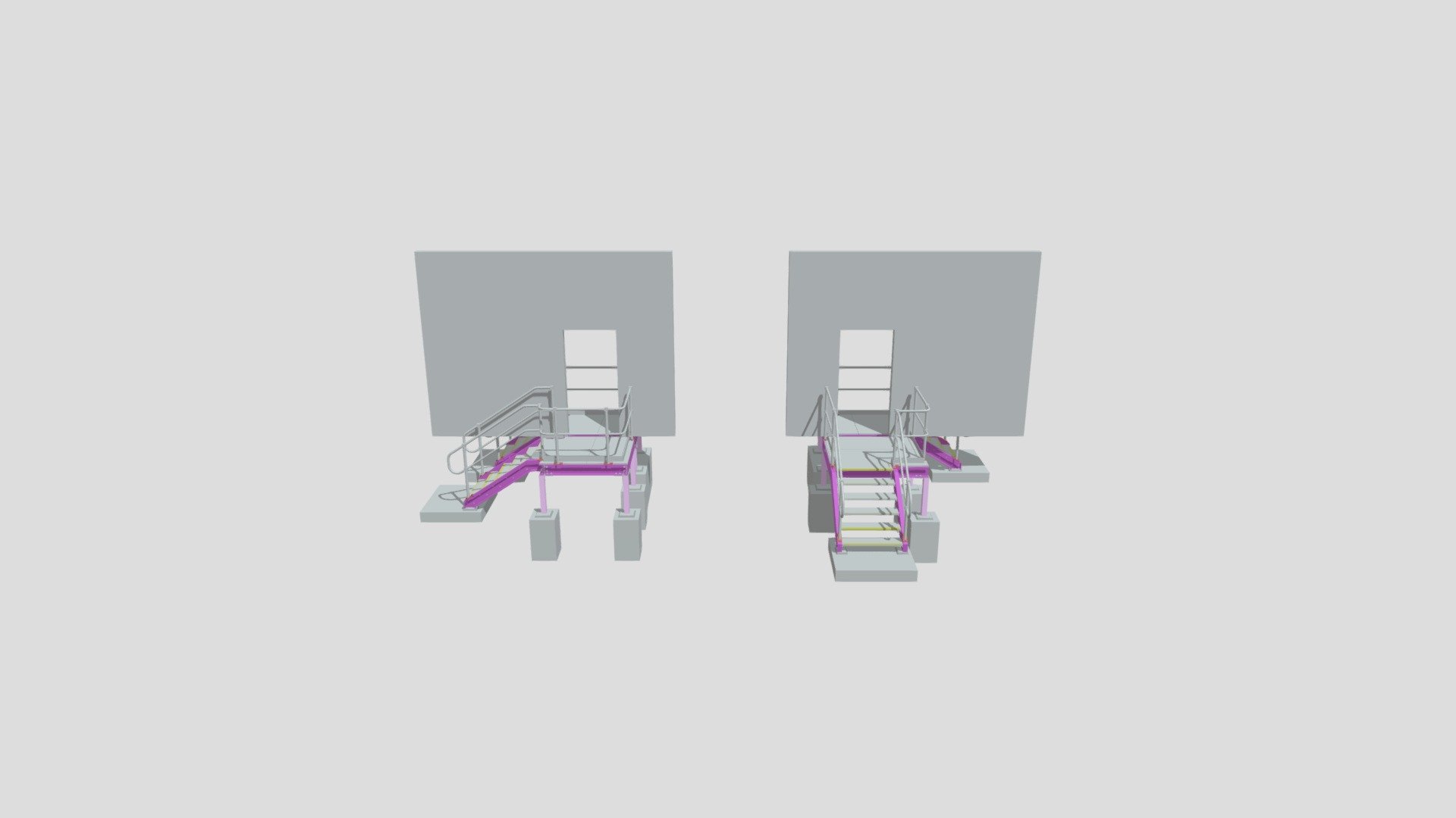 access platforms - 3D model by BIMSTRUCT [d6cfed4] - Sketchfab