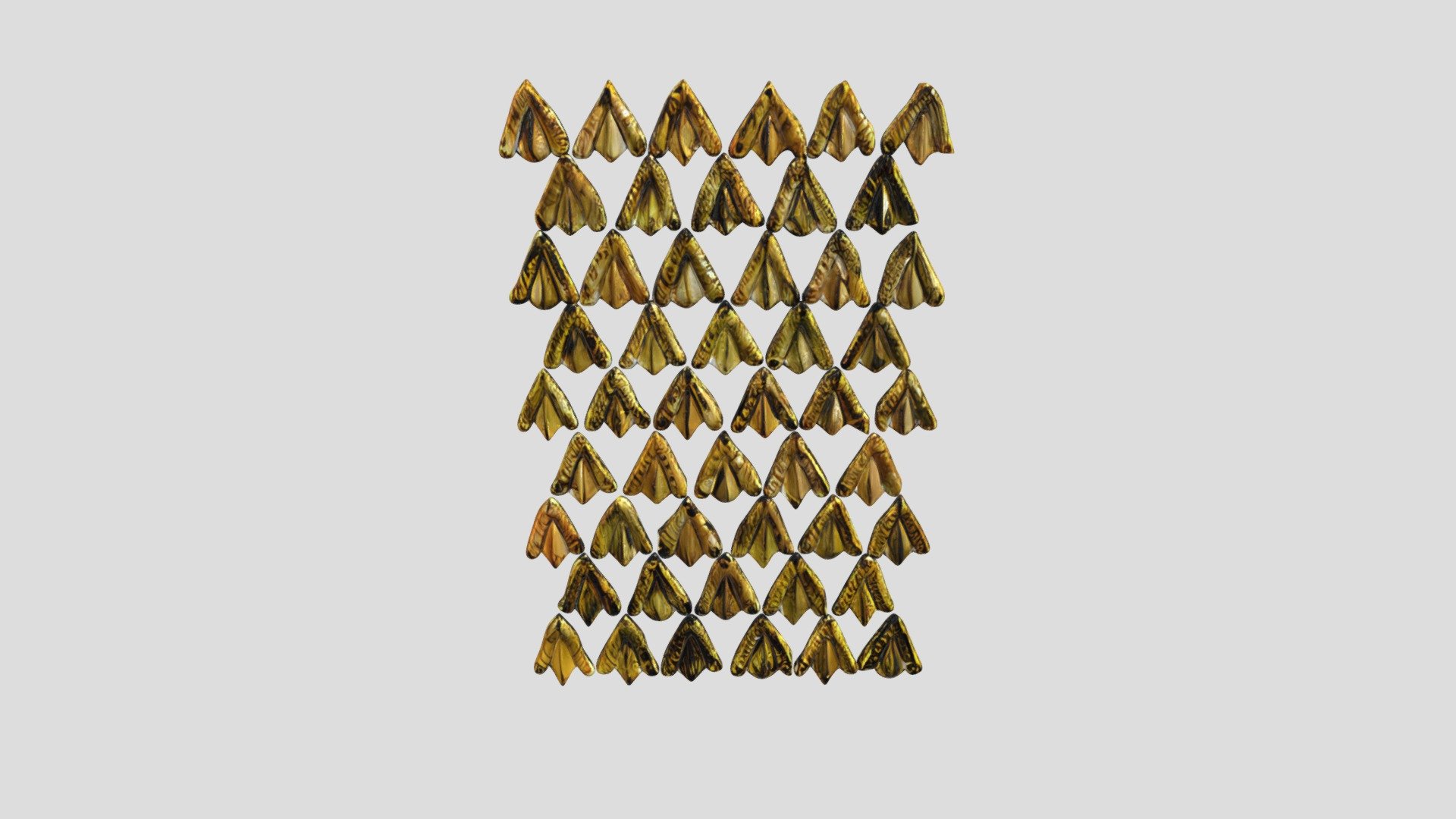 Arrangement of triangular plates - 3D model by MALIKAKEKSIK [d6d234a ...