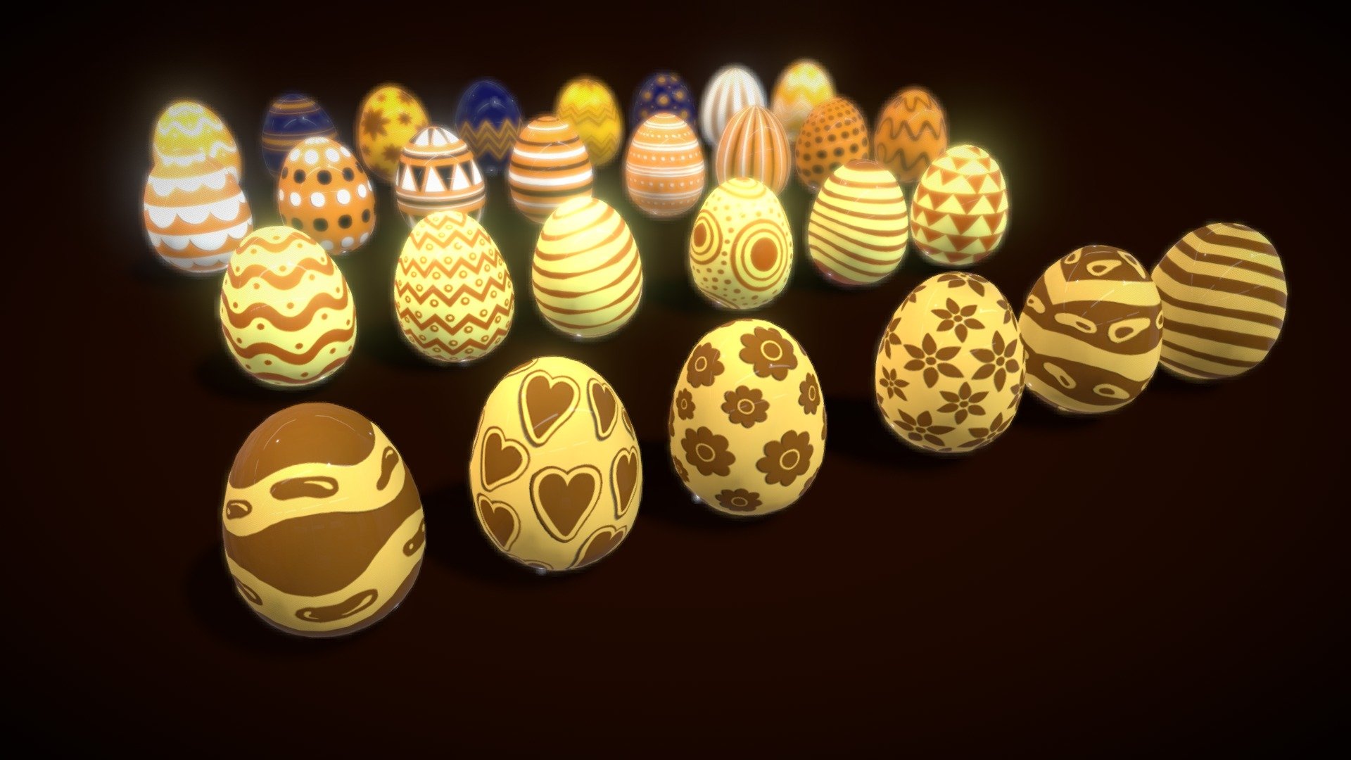Collections Easter Eggs7 - Buy Royalty Free 3D model by vustudios ...