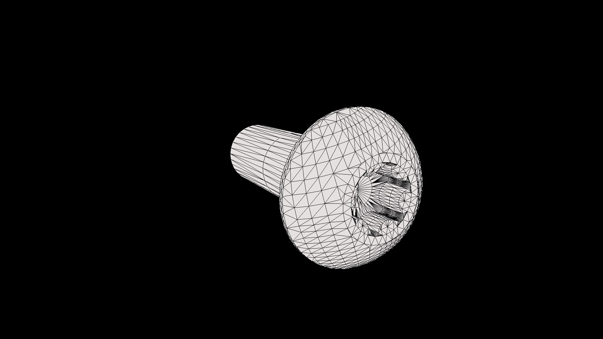 #8-32 X 1_2 Star Drive Screw (276-4992) - Download Free 3D model by ...