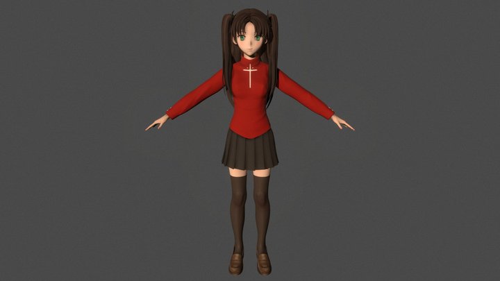 Rin-tohsaka 3D models - Sketchfab