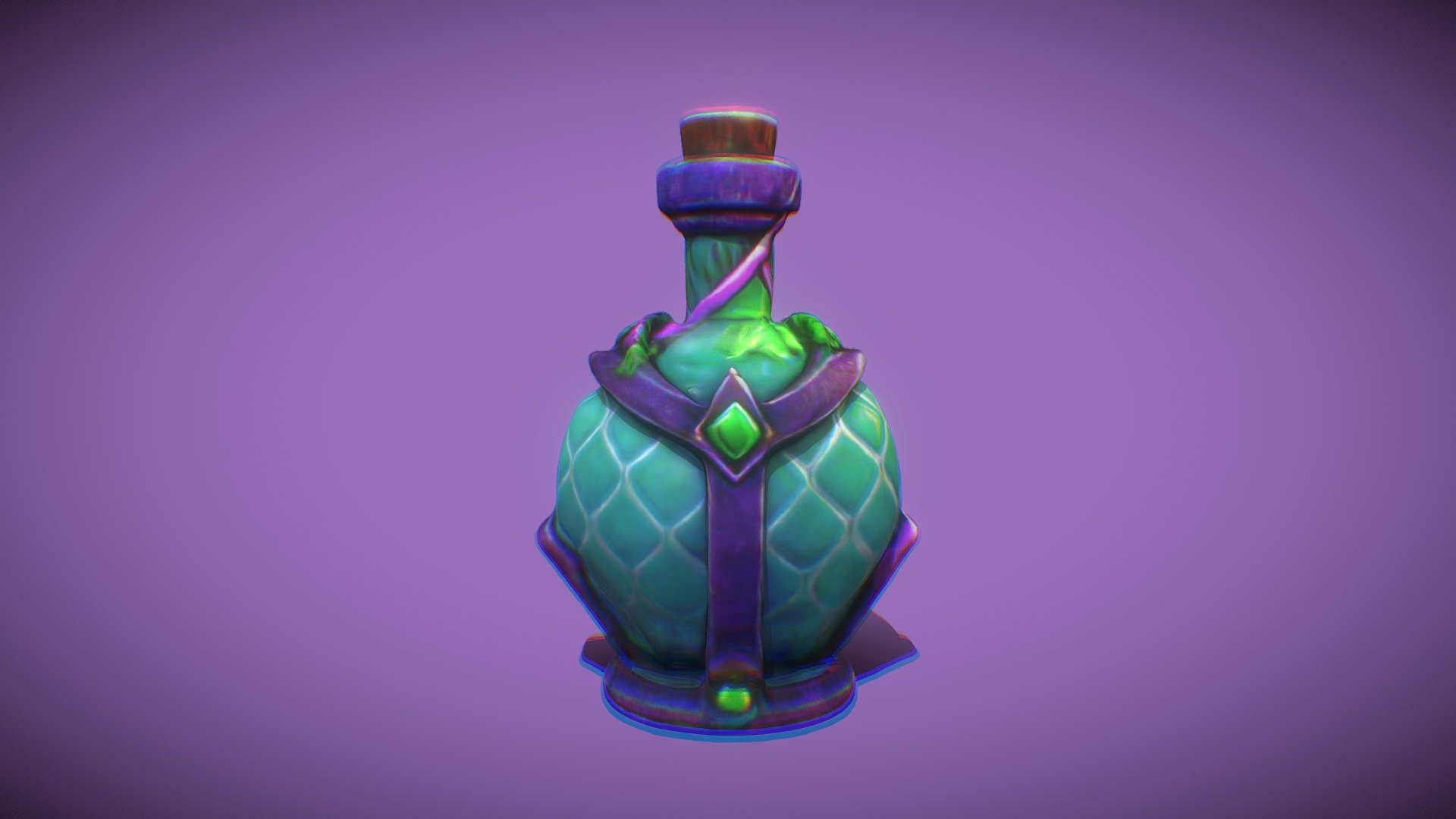 stylized fantasy potion - Download Free 3D model by sv1nks [d6db484 ...