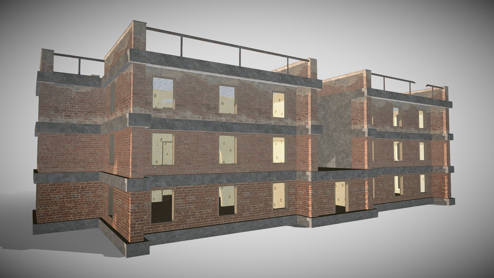 Pubg Building / Low Poly Building - Download Free 3D model by ASAD ...