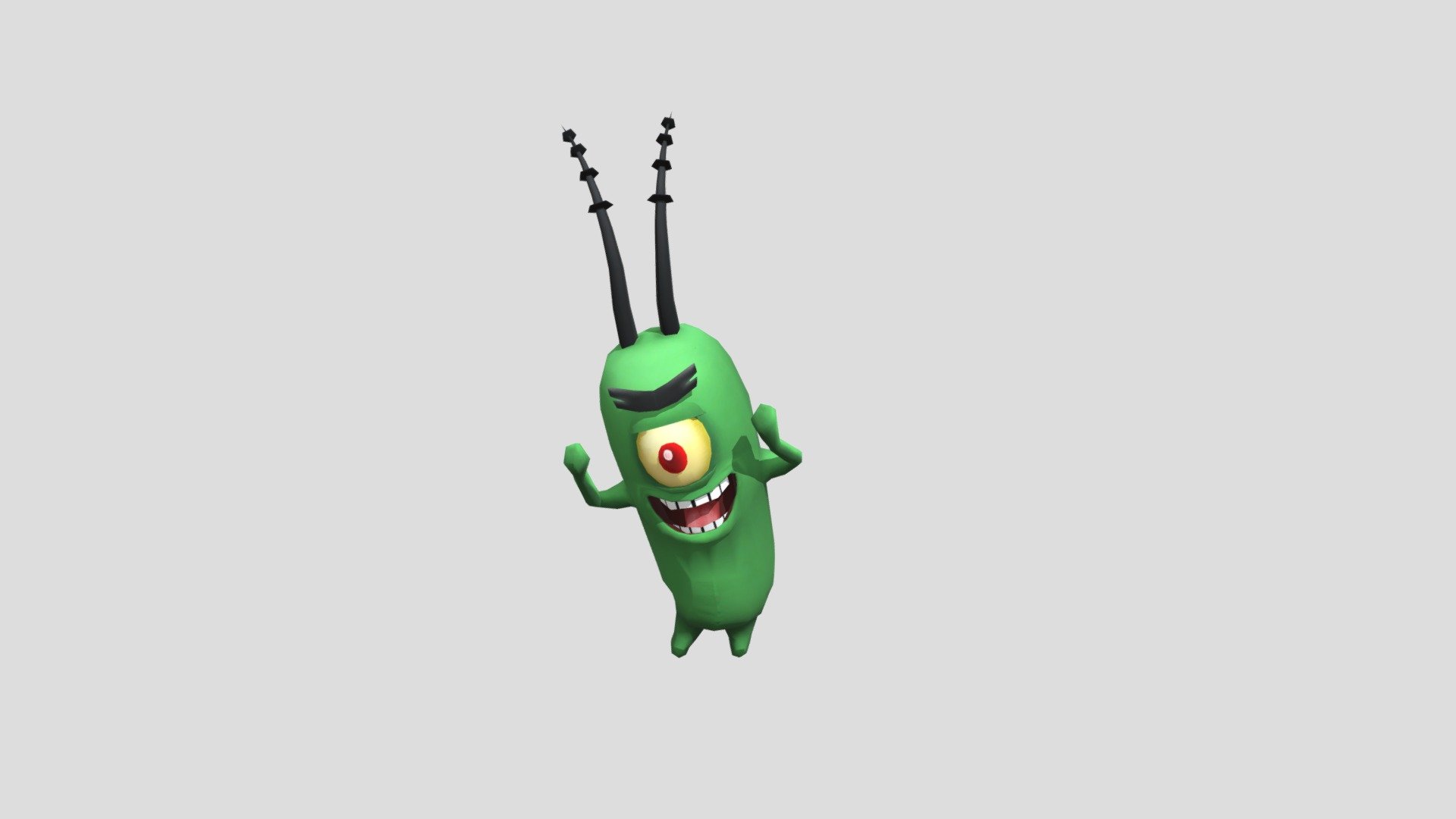 Plankton Chicken Dance 3D - Download Free 3D model by 3D by Renato👽 ...
