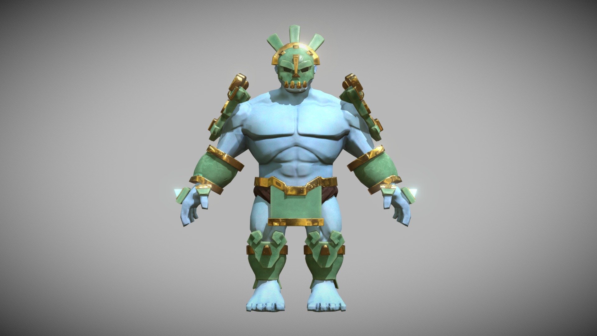 Mayan low poly stylized Boss - Buy Royalty Free 3D model by Eli_ac ...